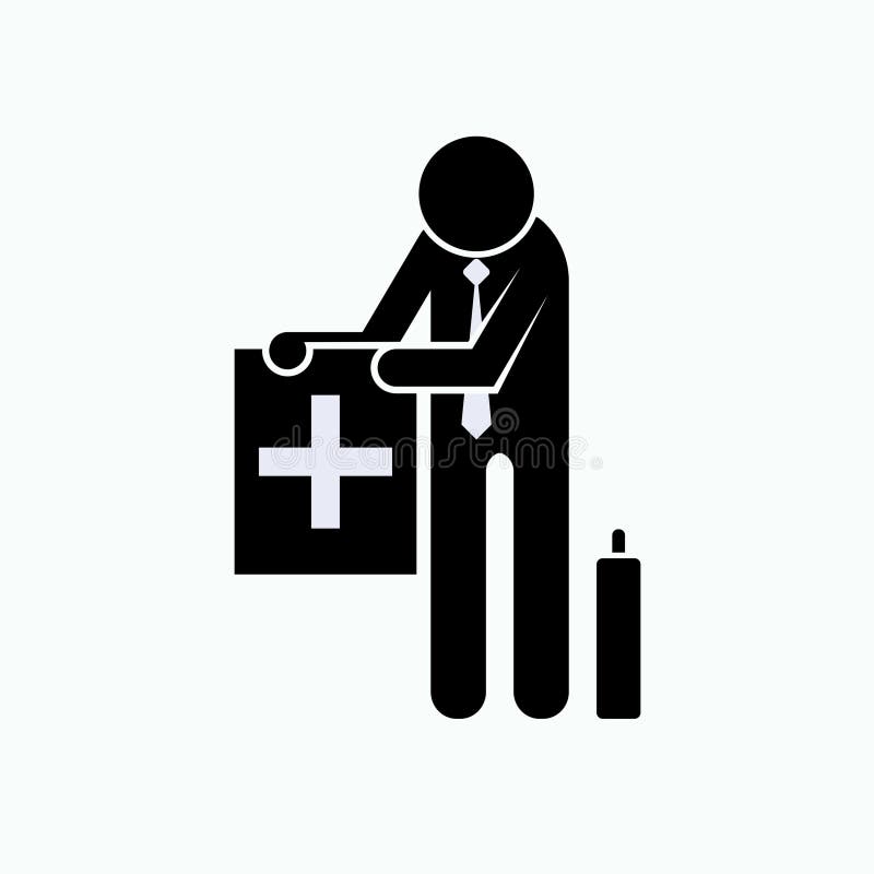 Need Doctor Icon. Paramedic Support Symbol Stock Illustration ...