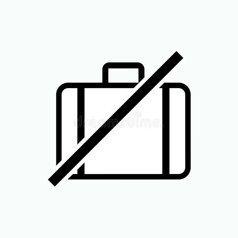 No Job. Unemployed Symbol - Vector. Stock Illustration - Illustration ...