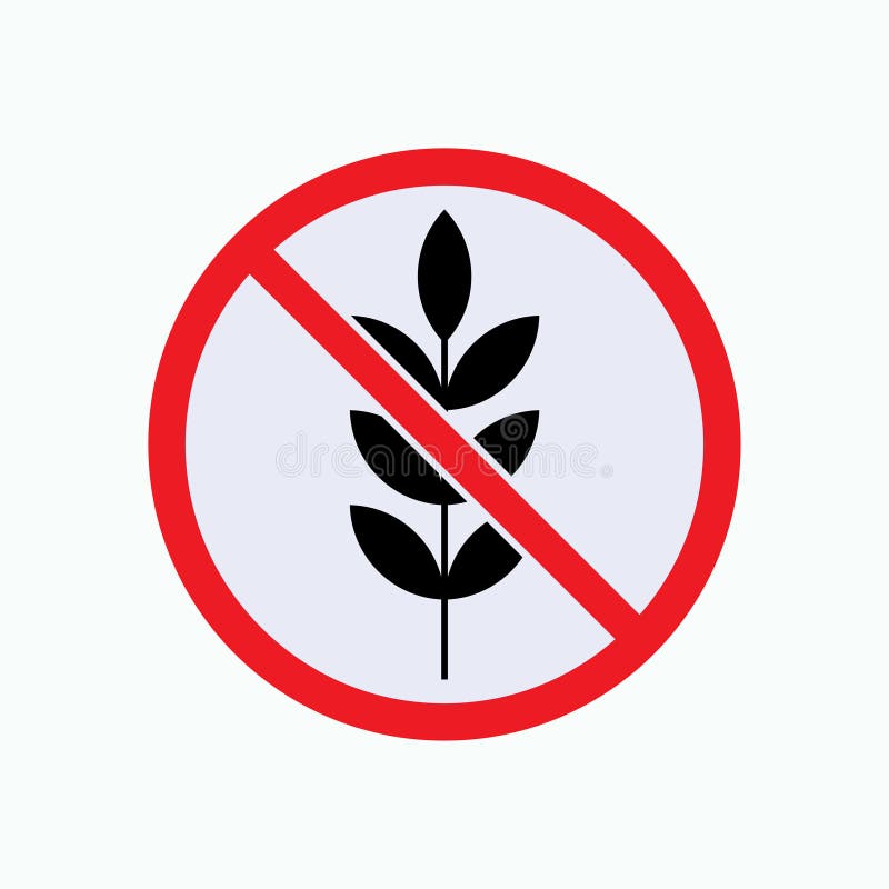 No Wheat Icon. Out of Stock Grain. Famine, Starving Symbol. Sign of ...