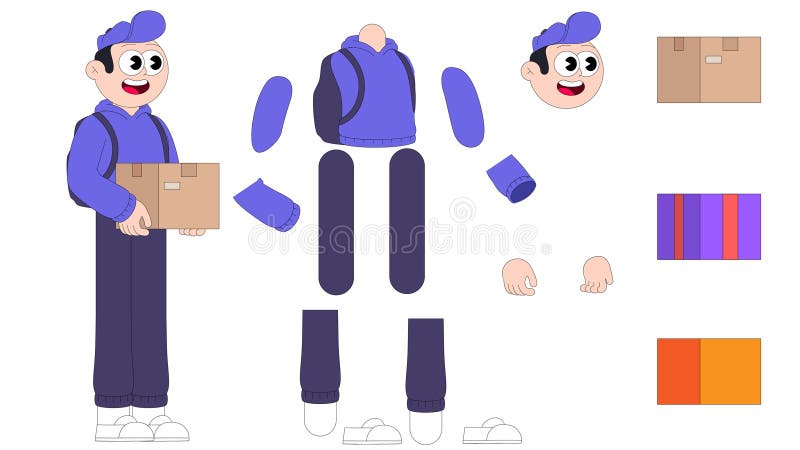 Boy Postman Parcel Stock Illustrations – 2,361 Boy Postman Parcel Stock ...
