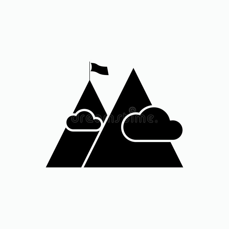 Peak Performance Icon. Top Achievement Symbol - Vector. Stock Vector ...