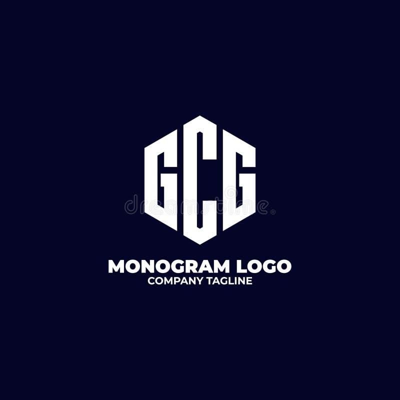 GCG Letter Logo Creative Design with Vector Graphic, Simple and Modern ...