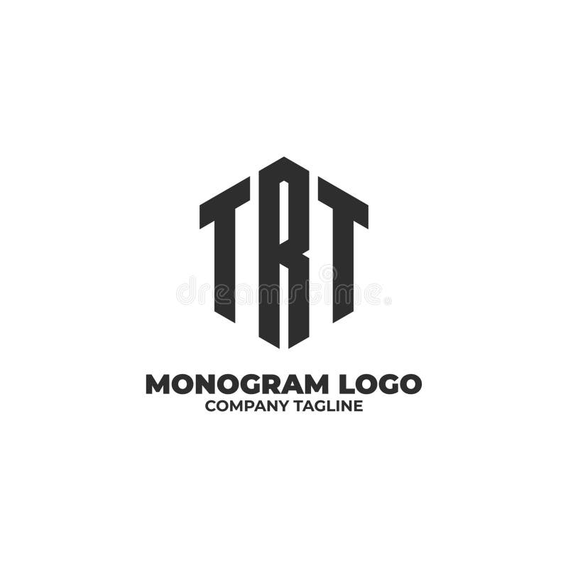 TRT Letter Logo Creative Design with Vector Graphic, Simple and Modern ...