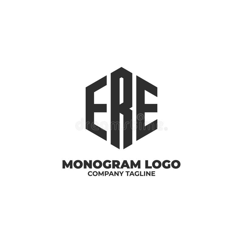 ERE Letter Logo Creative Design with Vector Graphic, Simple and Modern ...