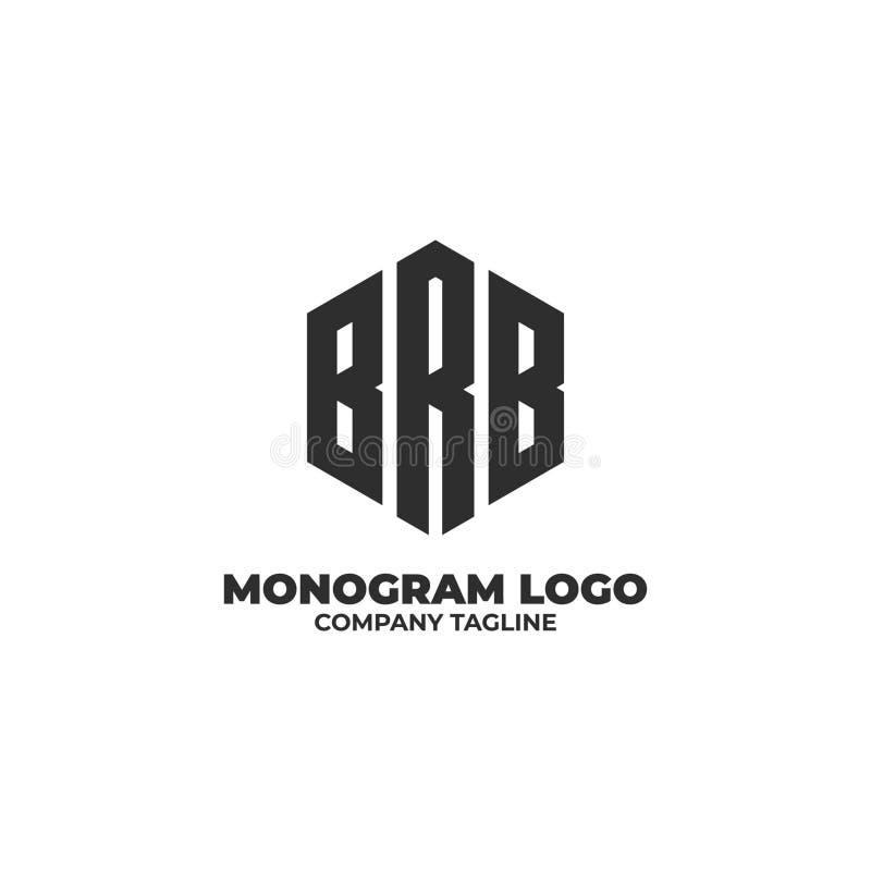 BRB Letter Logo Creative Design with Vector Graphic, Simple and Modern ...