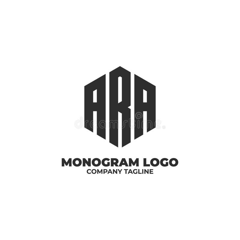 ARA Letter Logo Creative Design with Vector Graphic, Simple and Modern ...