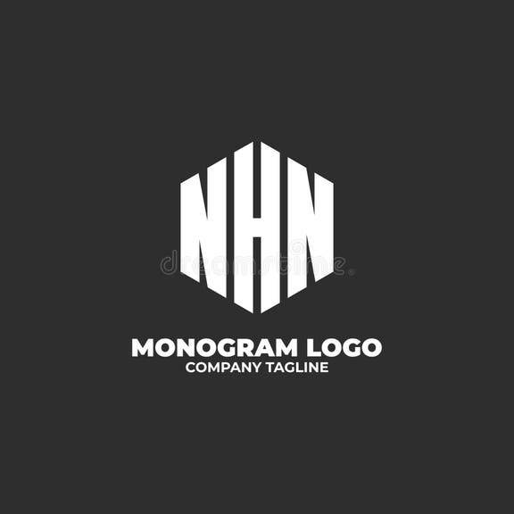 NHN Letter Logo Creative Design with Vector Graphic, Simple and Modern ...