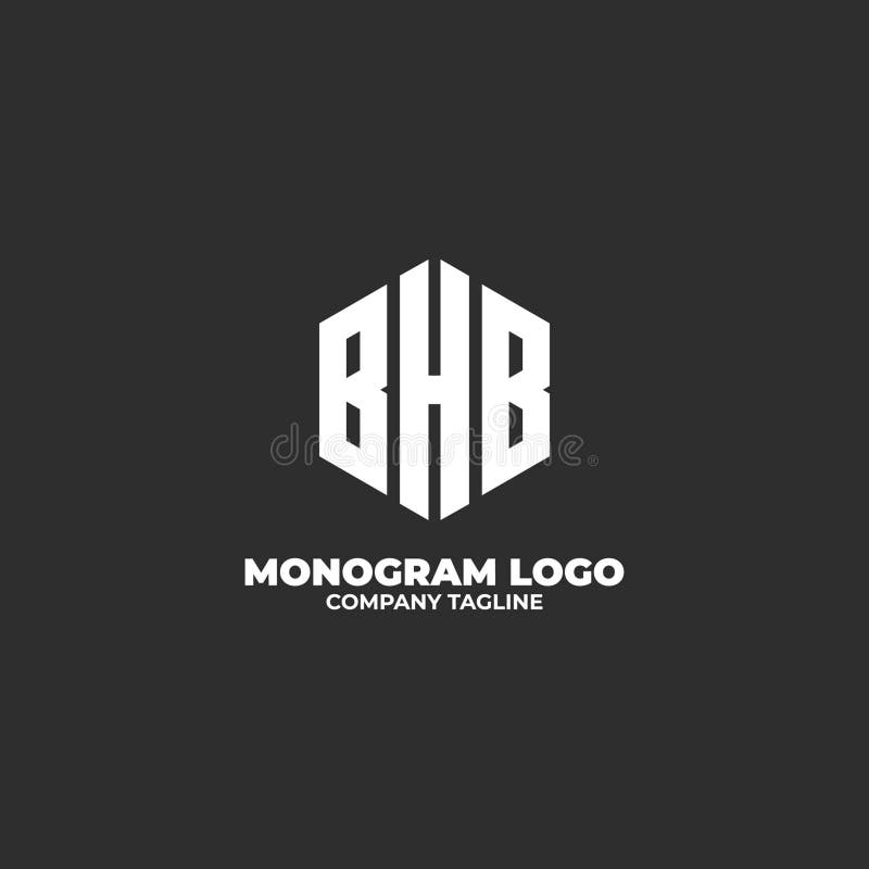 BHB Letter Logo Creative Design with Vector Graphic, Simple and Modern ...