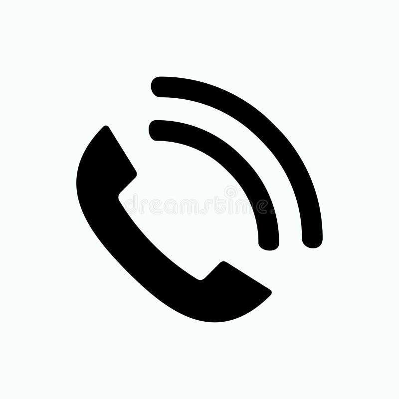Call, Telephone Icon. Phone, Incoming Calling Symbol - Vector. Stock ...