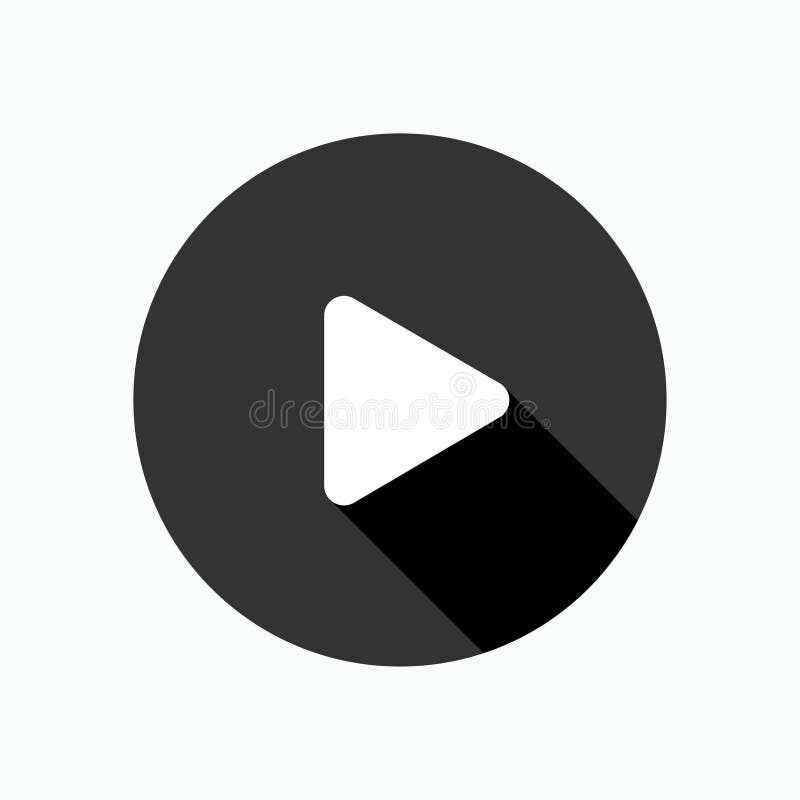 Play Icon. Right Arrow, Start Button Symbol - Vector. Stock ...