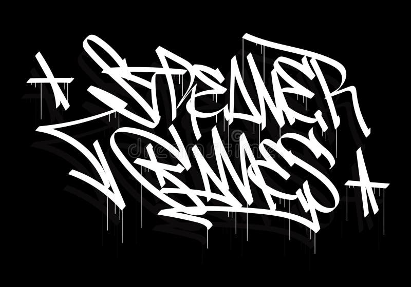 STREAMER GAMES Word Graffiti Tag Style Stock Vector - Illustration of ...