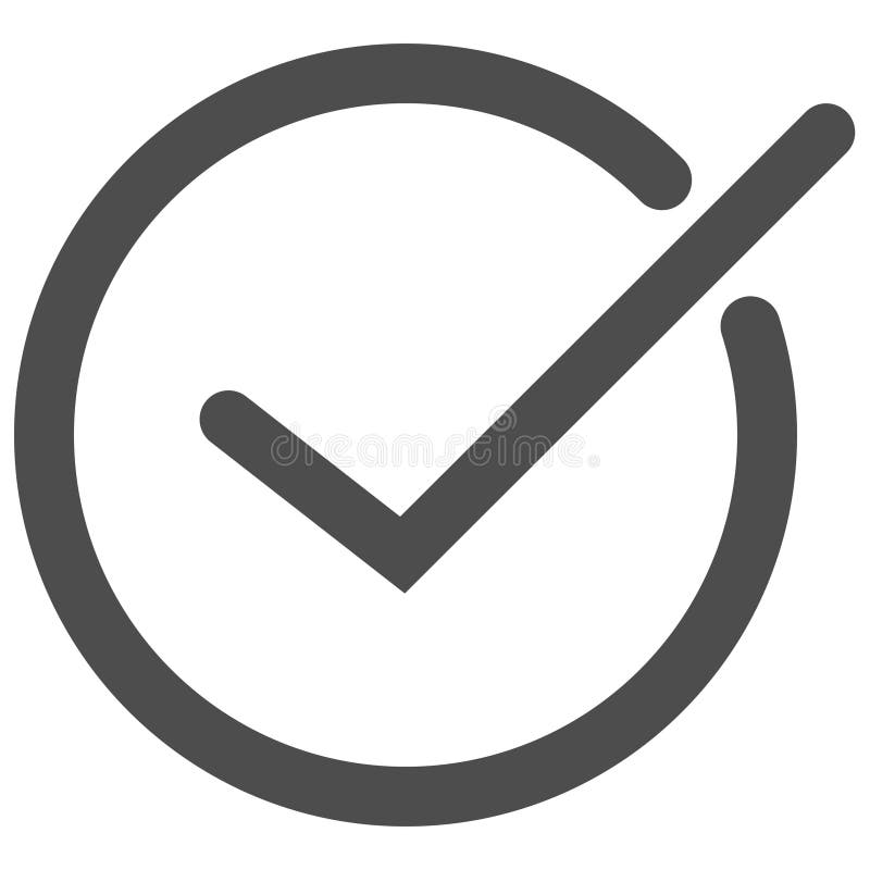 Check icon simple stock vector. Illustration of checkmark - 316222454