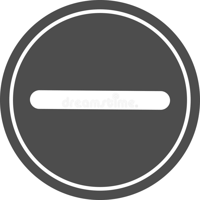 Brown Do Not Disturb Icon, Vector Illustration. Stock Vector ...