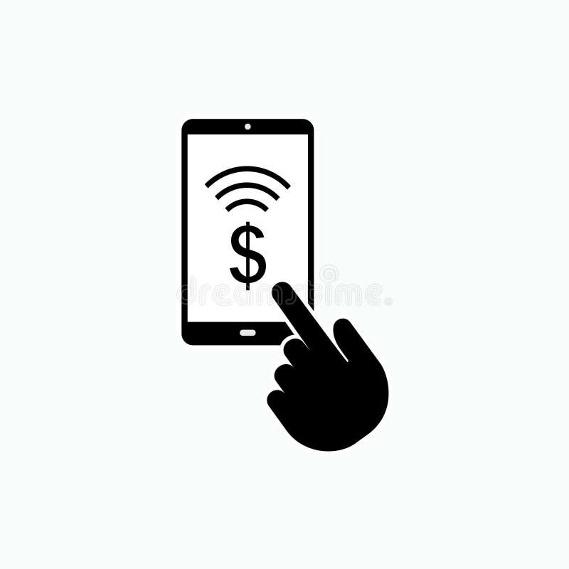 Cashless Icon. Modern Payment Methods Symbol - Vector Stock ...