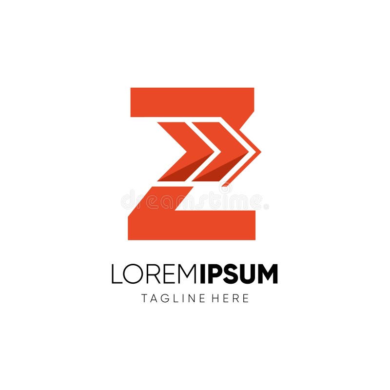 Letter Z Forward Arrow Logo Design Vector Icon Graphic Symbol Emblem ...