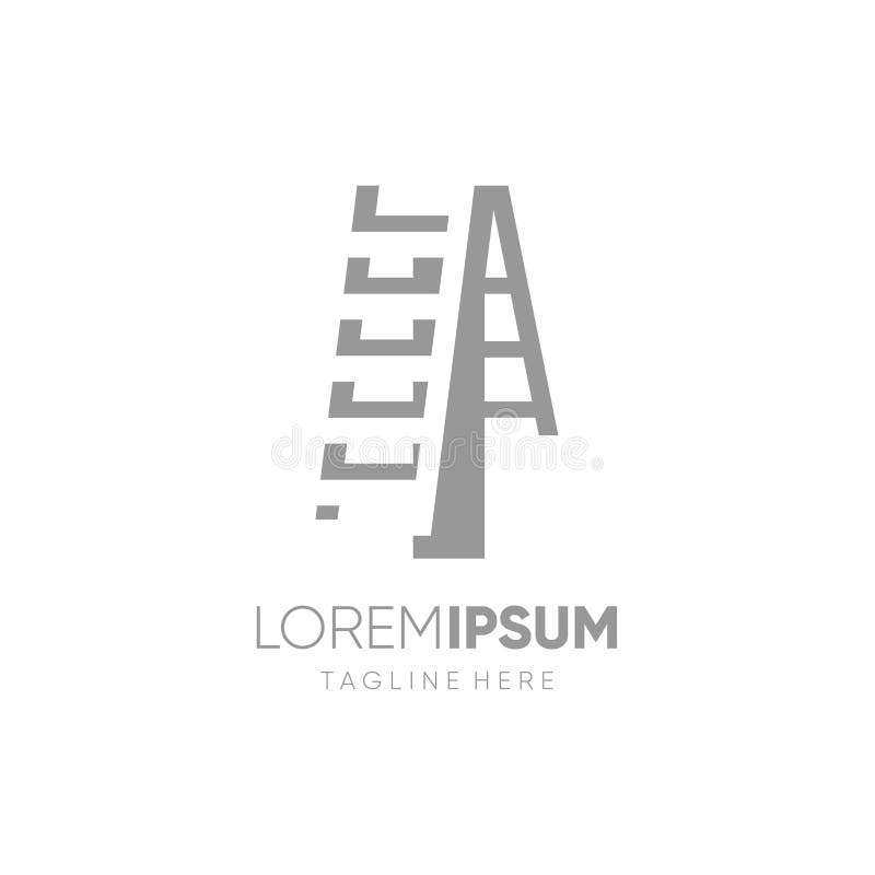 Letter I Ladder Logo Design Vector Icon Graphic Emblem Symbol ...