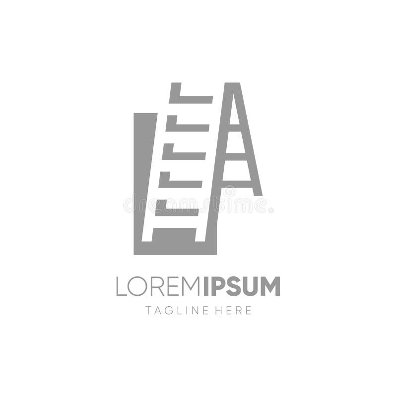 Letter L Ladder Logo Design Vector Icon Graphic Emblem Symbol ...
