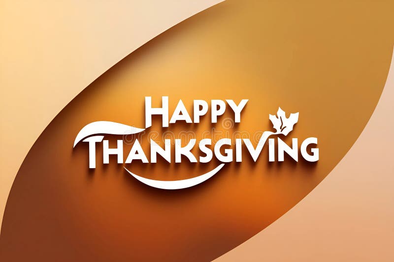 The Illustrator Logo Says Happy Thanksgiving on a Brown Background ...