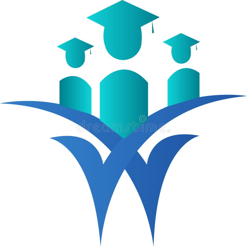 Student Education Logo Design Stock Illustration - Illustration of ...