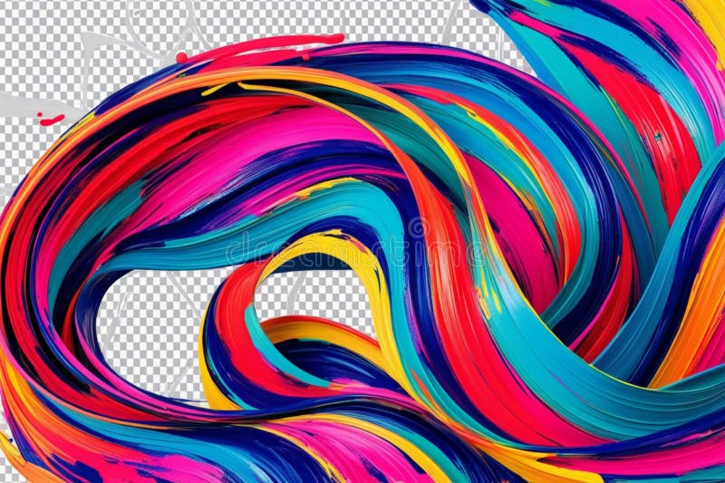 Nice Colorful Watercolor Lines Stock Illustration - Illustration of ...