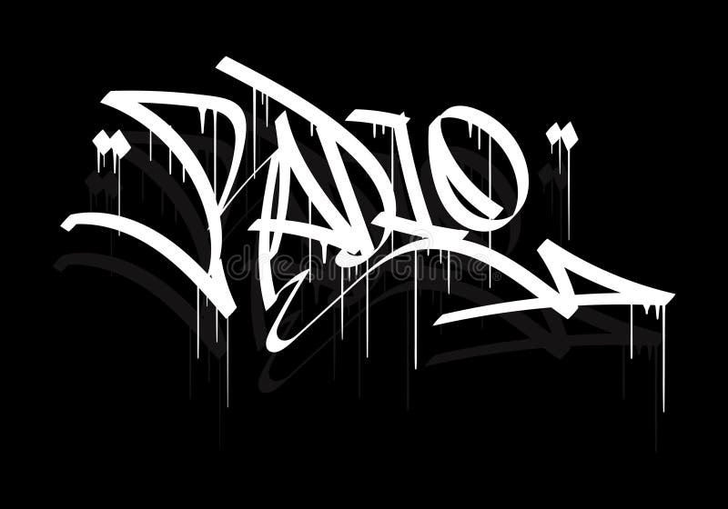 RADIO Word Graffiti Tag Style Stock Vector - Illustration of america ...