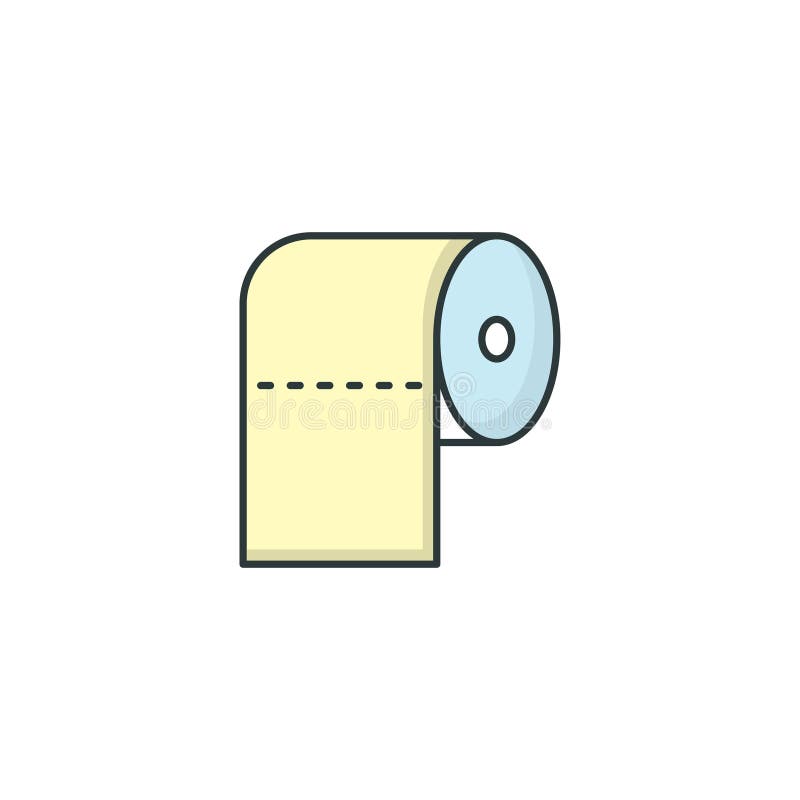 Toilet Tissue Icon Vector Design Templates Simple and Modern Concept ...