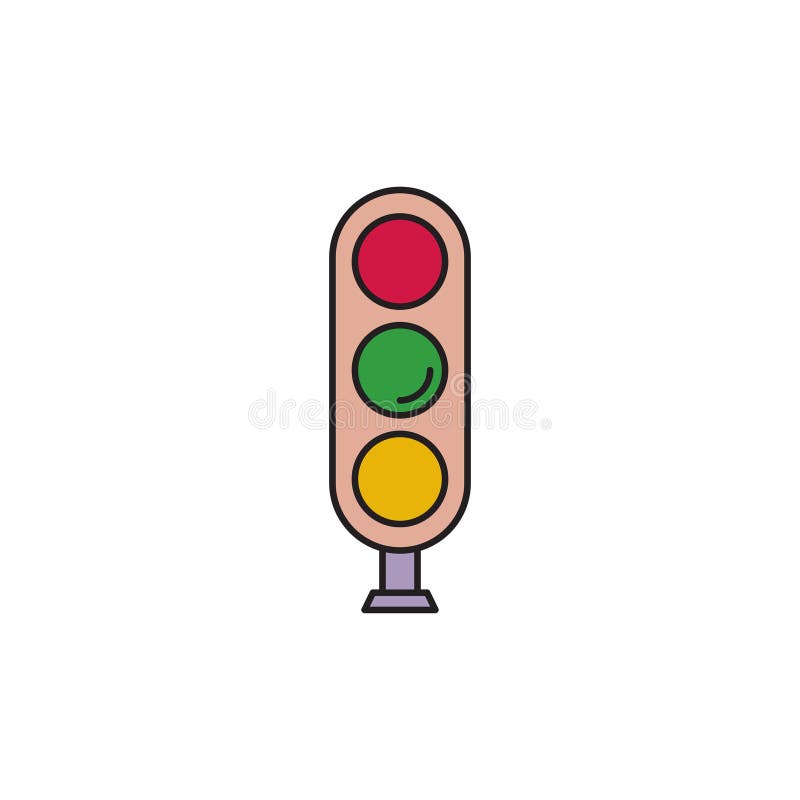 Traffic Light Icon Design Templates Simple and Modern Concept Stock ...