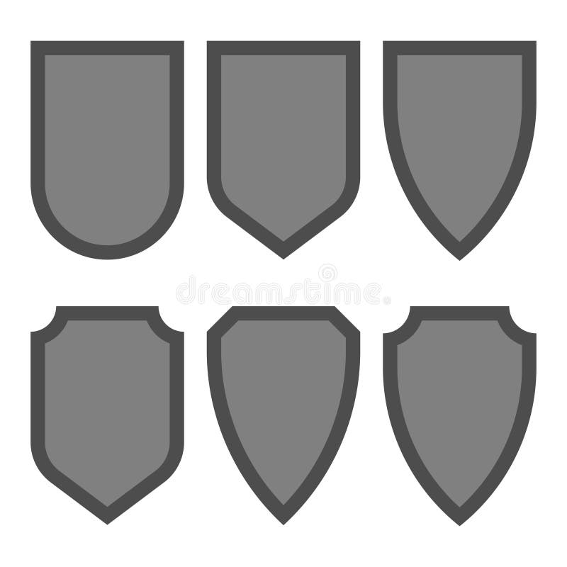 Shield icon collection stock vector. Illustration of icon - 334991970