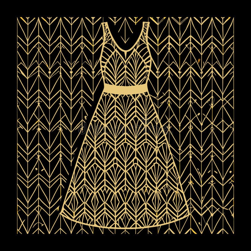 Vector Fashion Illustration: Christmas Party Dress, Festive Snowflake ...