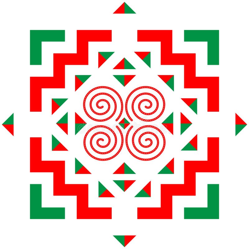 Hmong Ethnic Pattern, Spiral Lines that are Unique To the Hmong Ethnic ...