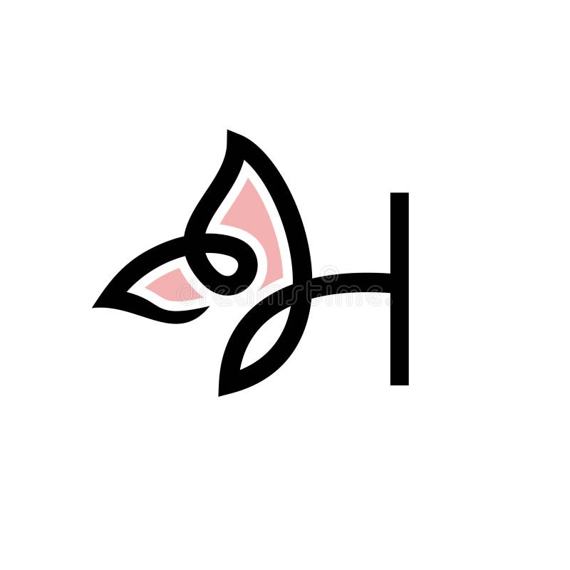 Butterfly Letter H Stock Illustrations – 110 Butterfly Letter H Stock ...