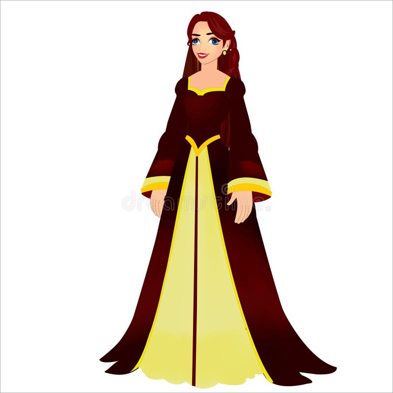 Cartoon Beautiful Princess.fairy Dress,for 2d Animation or Cartoonin ...