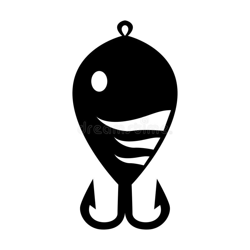 Fishing Bait Icon Vector Design Template Stock Illustration ...