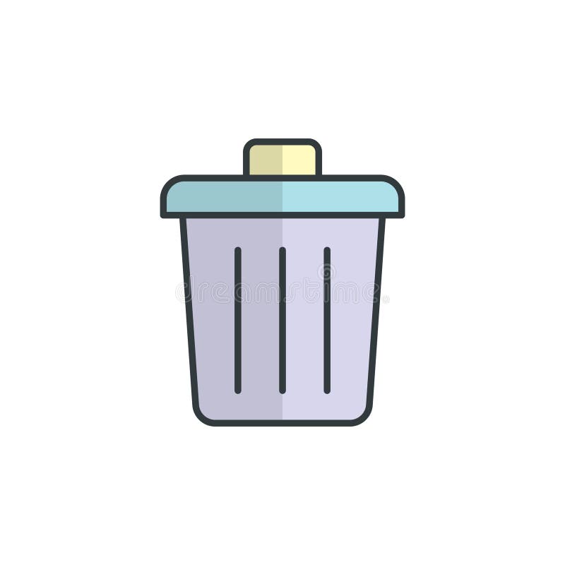 Trash Icon Vector Design Templates Simple and Modern Concept Stock ...