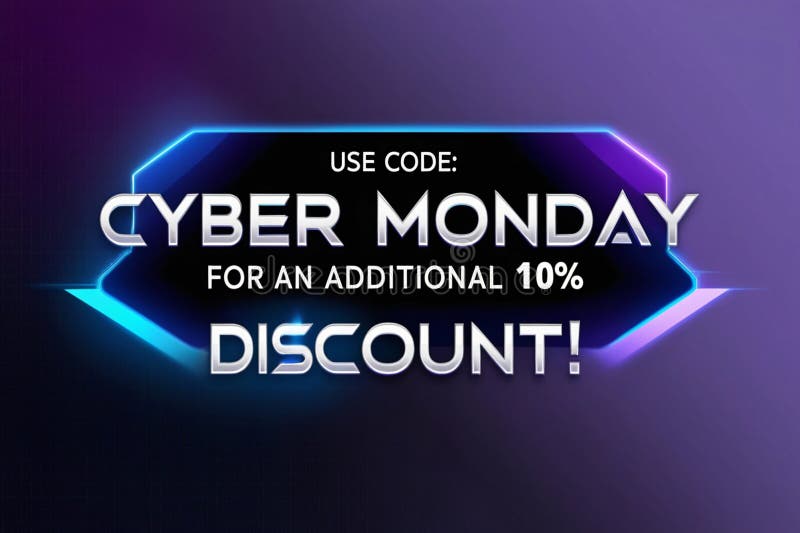 Cyber ??Monday Special Promo Poster Stock Illustration - Illustration of number, promo: 339150971