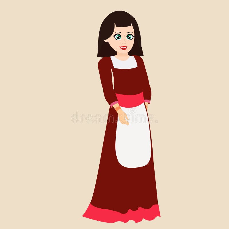 Cartoo Indian Beautiful Girl 2d Vector Illustration Stock Illustration ...