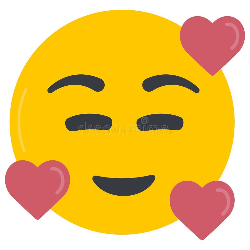 In Love Emoji Vector - Loving Emoji Character Stock Vector ...