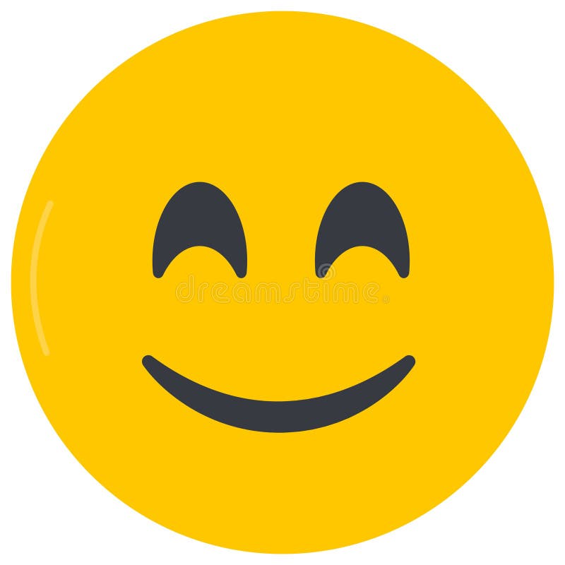 Cheerful Emoji Character - Smiling Face Emoji Vector Stock Vector ...