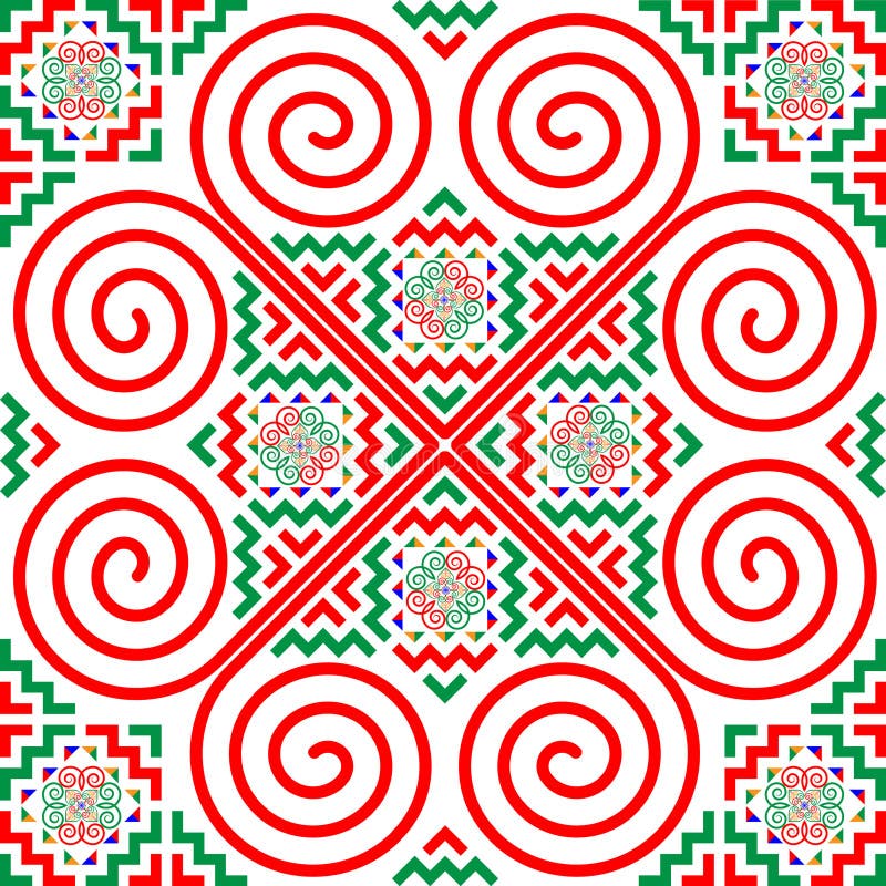 The Design of the Pattern Imitates the Ethnic Embroidery of the Hmong ...