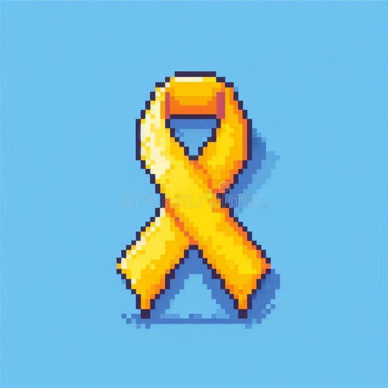 Pixel Art Yellow Triangle Isolated on Transparent Background Stock ...