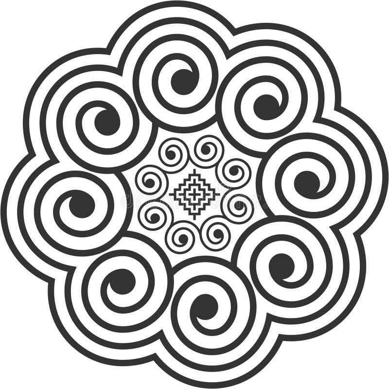 Hmong Ethnic Patterns Imitating Hmong Embroidery, Which is a ...