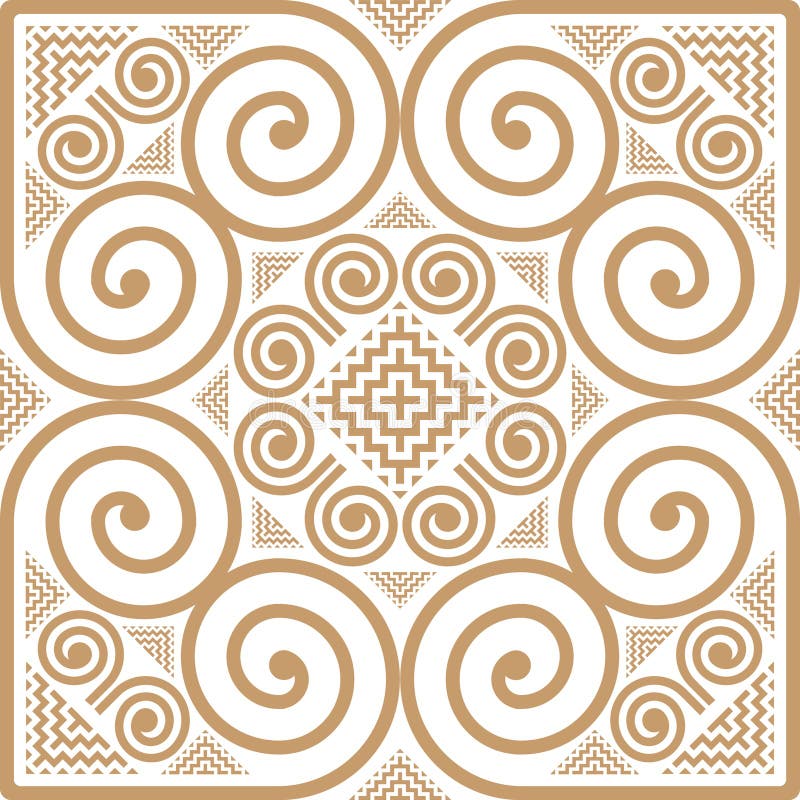 Golden Hmong Ethnic Pattern Imitating Hmong Embroidery, Which is a ...