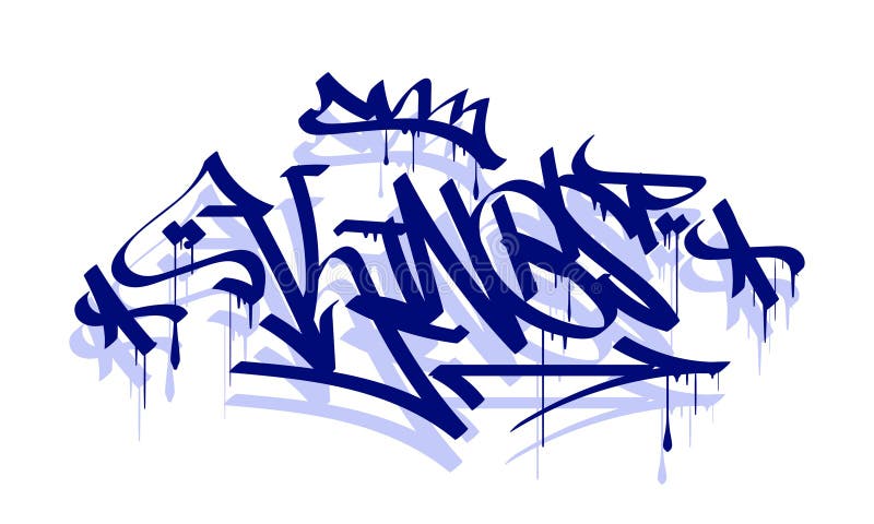 KINGS Graffiti Tag Style Design Stock Vector - Illustration of ...