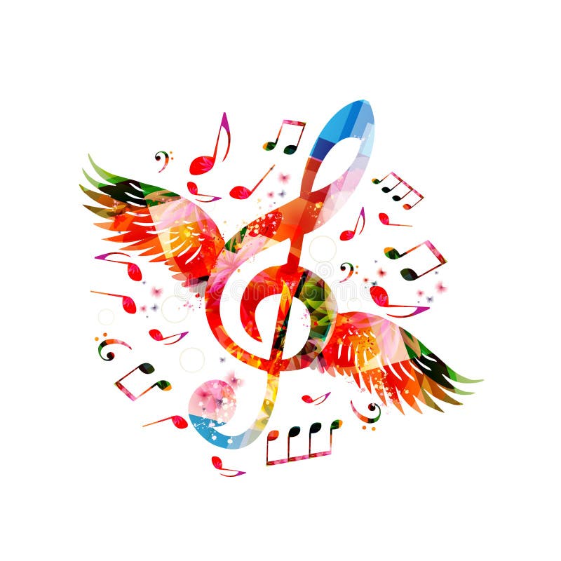 Colorful G Clef Stock Illustrations – 337 Colorful G Clef Stock ...