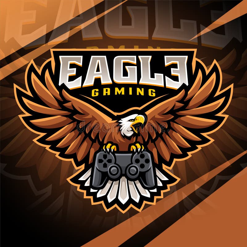Eagle Gaming Esport Mascot Logo Design Stock Vector - Illustration of ...