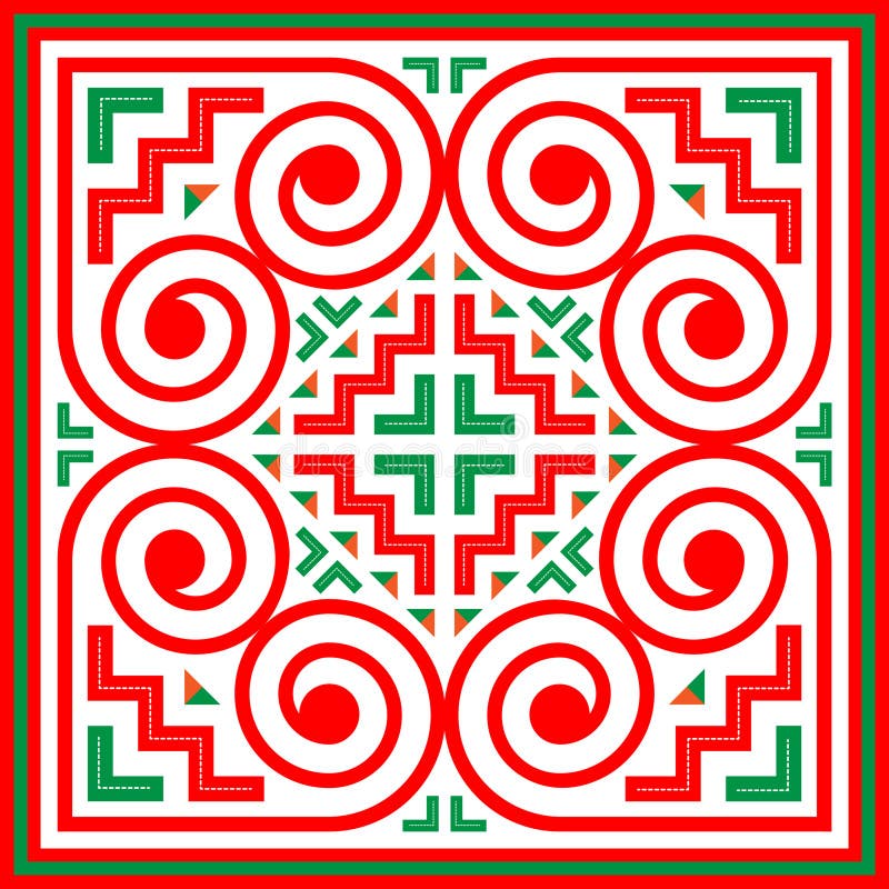 Spiral Pattern, Hmong Ethnic Pattern Spiral Pattern is the Original ...