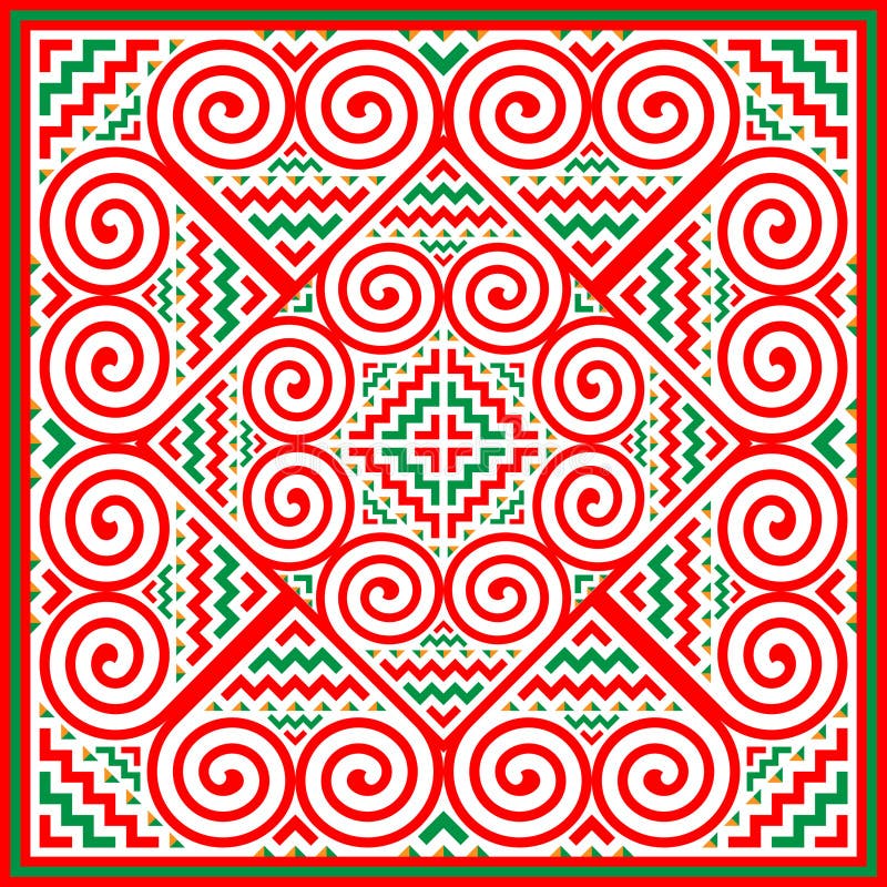 Spiral Pattern, Hmong Ethnic Pattern Spiral Pattern is the Original ...