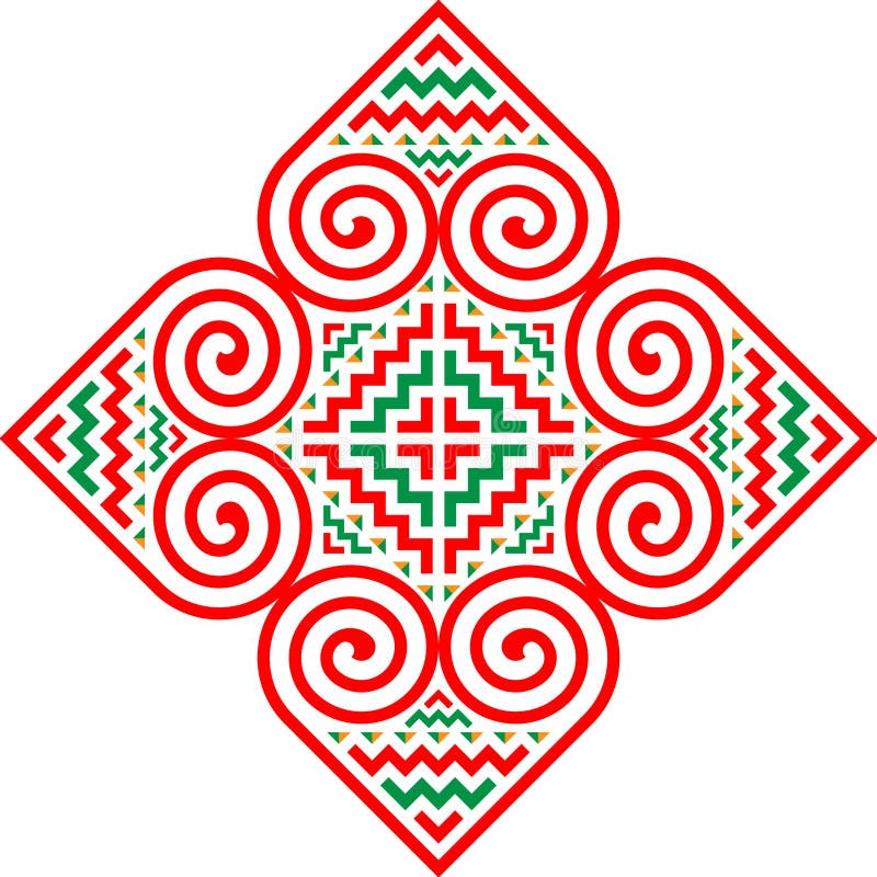 Spiral Pattern, Hmong Ethnic Pattern Spiral Pattern is the Original ...