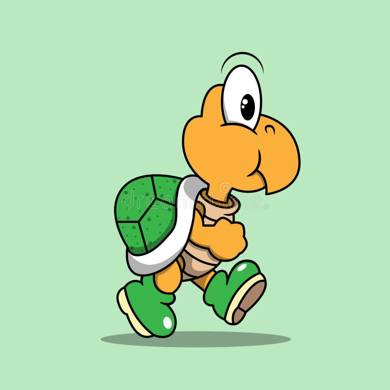 Walking Turtle Enemy Game stock vector. Illustration of design - 352556641