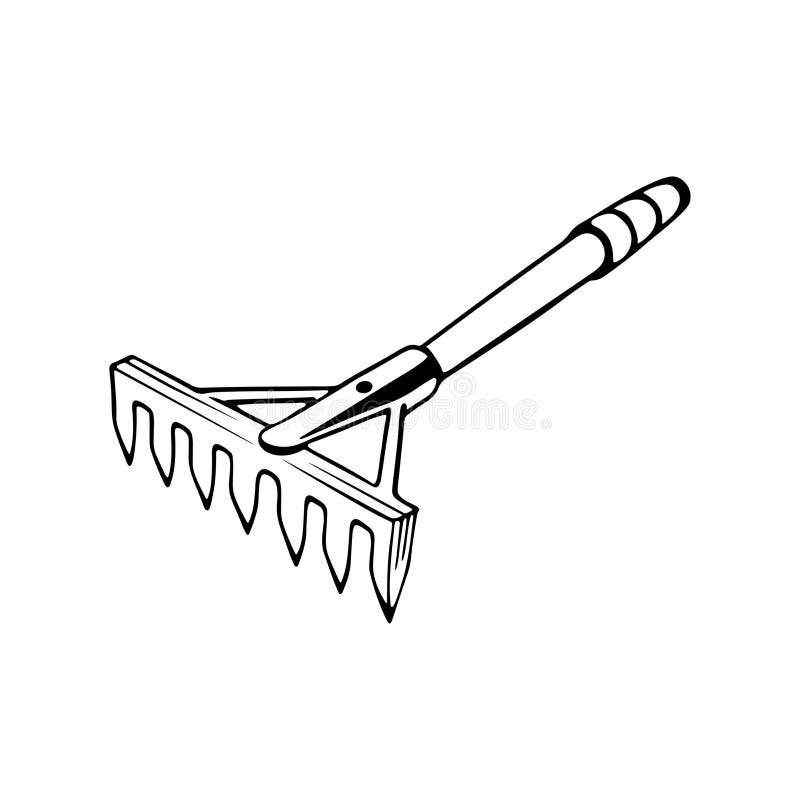 Rake Clip Art Silhouette